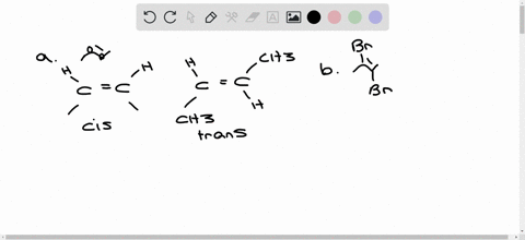 SOLVED:Which of the following compounds can exist as cis and trans isomers? Draw and label them ...