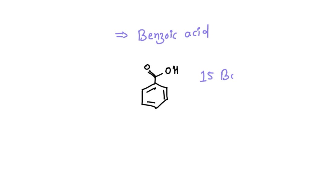 SOLVED:The space-filling model for benzoic acid is shown below. Describe the bonding in benzoic ...