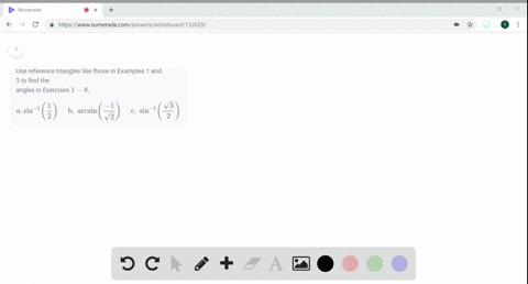 SOLVED:Use reference triangles in an appropriate quadrant, as in ...