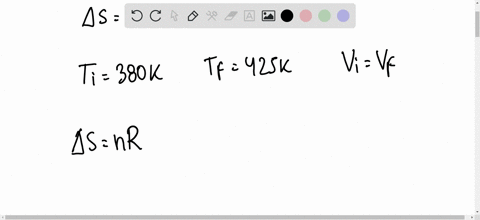 SOLVED:Calculate the entropy change associated with the isothermal expansion of 5.25 mol of ...