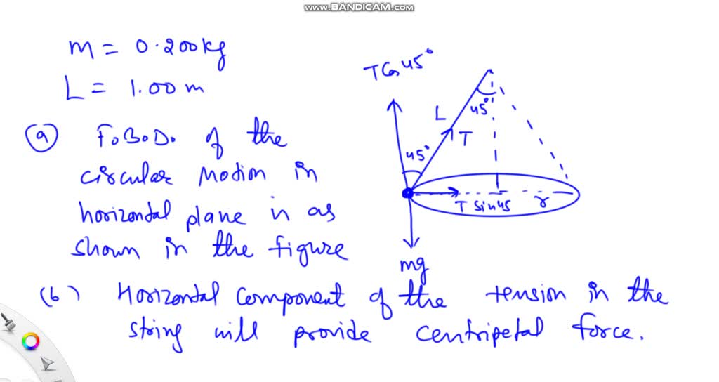 SOLVED:A ball of mass m=0.200 kg is attached to a (massless) string of ...