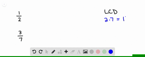 SOLVED:Find the least common denominator (LCD) of each pair of ...