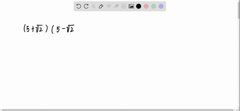 SOLVED:Find the conjugate of each binomial. Then, multiply the binomial ...