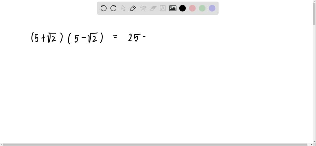 SOLVED:Find the conjugate of each binomial. Then, multiply the binomial ...