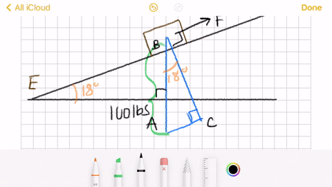 ⏩SOLVED:The figure shows a box being pulled up a ramp inclined at ...