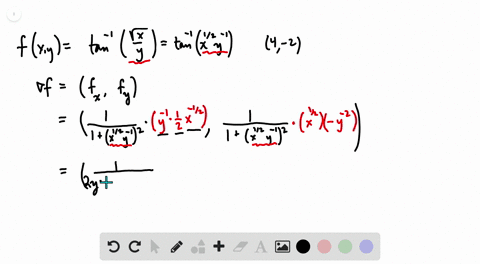 SOLVED:Find the gradient of the function at the given point. Then ...