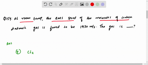 SOLVED:The RMS velocity of an ideal gas in a closed container of fixed ...