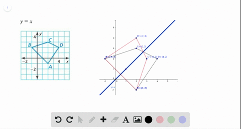 SOLVED:In Exercises 13-16, graph the polygon and its image after a ...