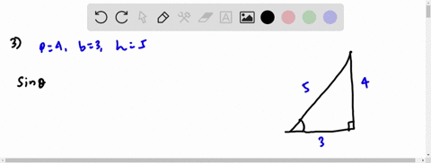 SOLVED:Find the exact values of the six trigonometric functions of the angle θshown in the ...