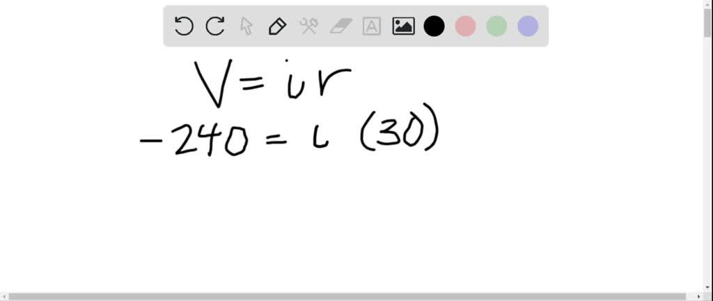 ⏩SOLVED:Prep Exercise 3 In the formula V=i r, what does each… | Numerade