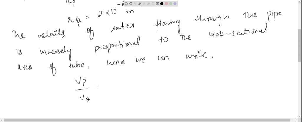 SOLVED:Three pipes steadily deliver water at 20^∘ C to a large exit ...