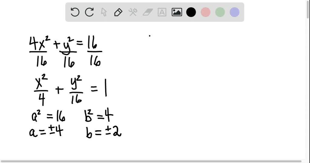 ⏩SOLVED:Graph each ellipse. Label the center and vertices. 4… | Numerade