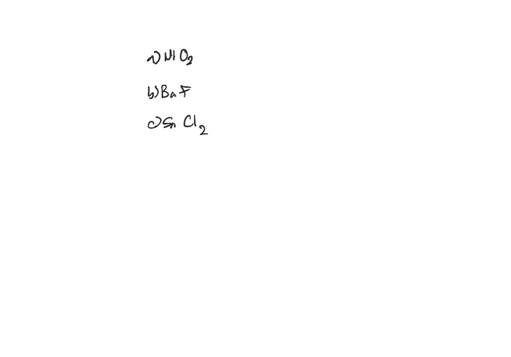 SOLVED:Write the formula for each of the following ionic compounds: a ...