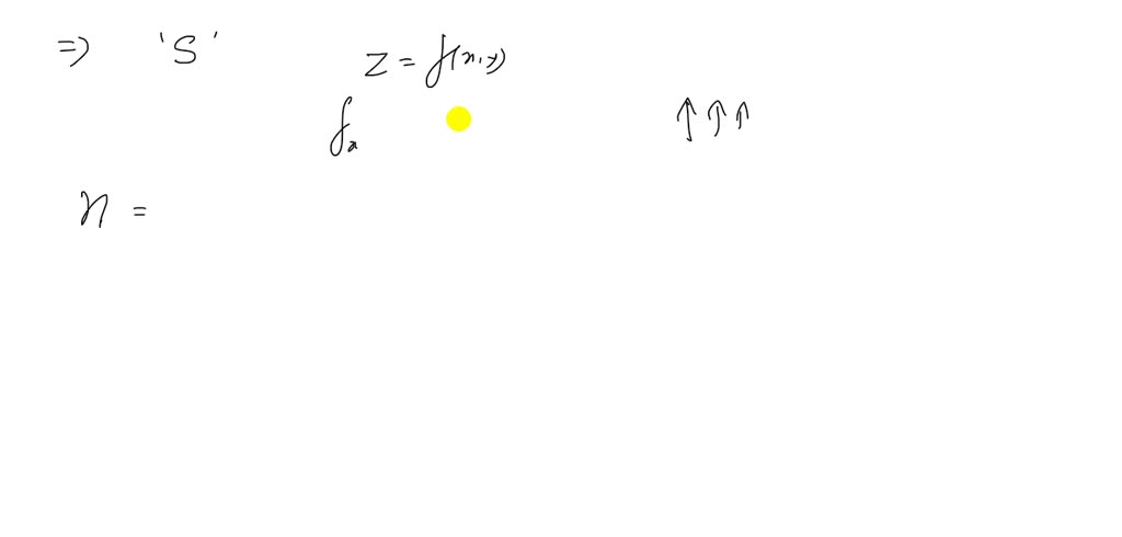 ⏩SOLVED:Given a smooth surface S described as a function z=f(x, y),… | Numerade
