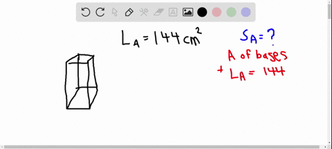 SOLVED:Draw a prism with a surface area of 24 square units. Label the ...