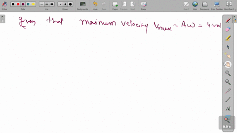 SOLVED:The maximum velocity of a particle, executing simple harmonic motion with an amplitude 7 ...