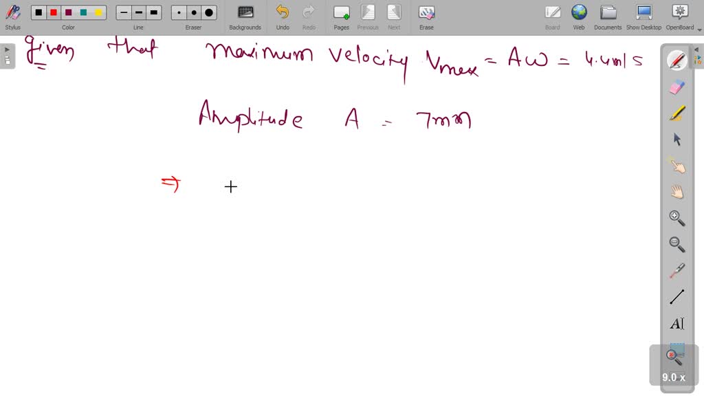 SOLVED:The maximum velocity of a particle, executing simple harmonic motion with an amplitude 7 ...