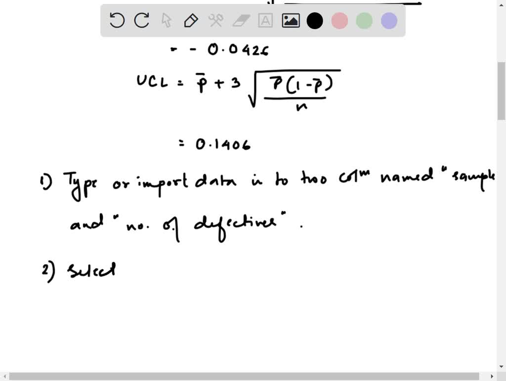 Suppose the following fraction defective has been found in successive ...