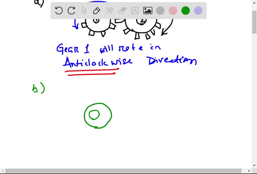 SOLVED:In which direction (clockwise or counterclockwise) will gear 1 ...