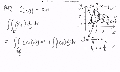 ⏩SOLVED:Calculate the double integral of f(x, y) over the triangle ...