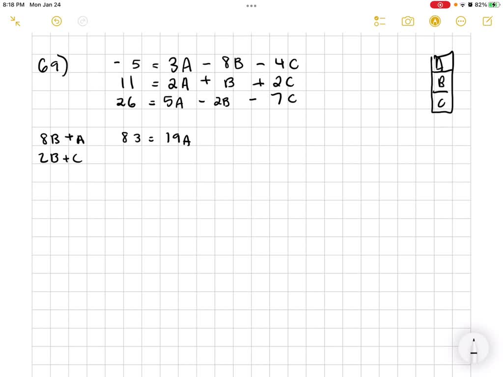 Solved Find The Constants A And B So That The Two Polynomials Are Equal