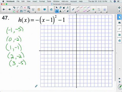 SOLVED:Sketch the graph of each quadratic function. Label the vertex, and sketch and label the ...
