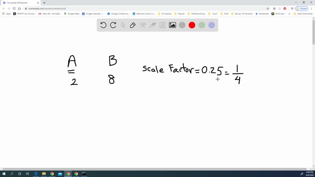 SOLVED:Writing in Math Suppose you have two triangles. Triangle A is ...