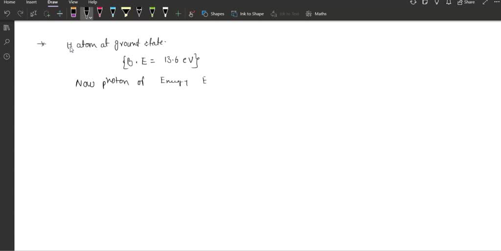 Solved A Can A Hydrogen Atom In The Ground State Absorb An H Alpha