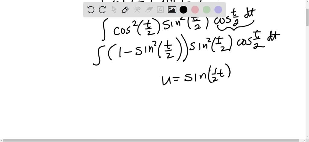 ⏩SOLVED:Evaluate the integral. ∫cos^3(t / 2) sin^2(t / 2) d t | Numerade
