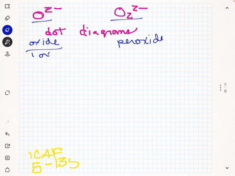 SOLVED:The oxide ion is O^2-. How does this ion differ from the ...
