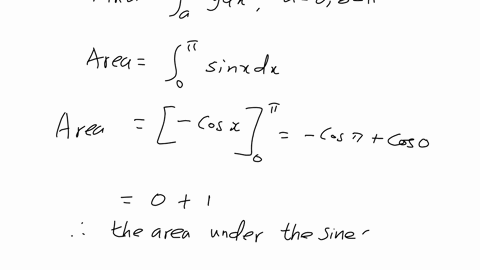 ⏩SOLVED:Find the area under each curve.The area bounded by one arch ...