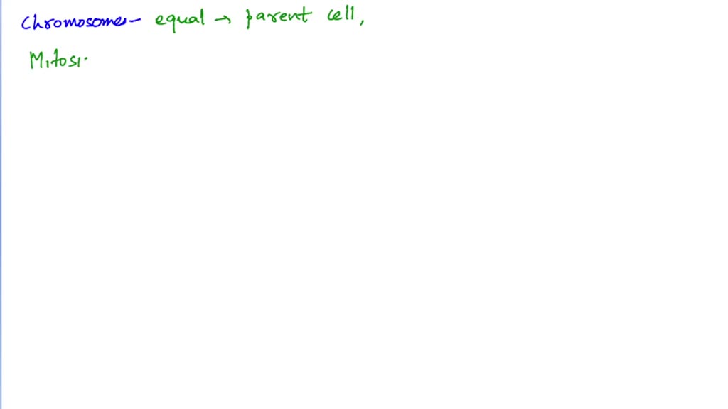 SOLVED:Assertion: Mitosis is called equational division. Reason: Mitosis is the division of ...