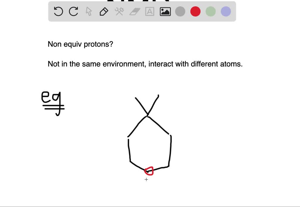 How Many Types Of Non equivalent Protons Are There In SolvedLib