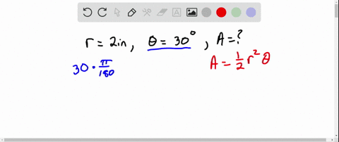 SOLVED:A denotes the area of the sector of a circle of radius r formed ...