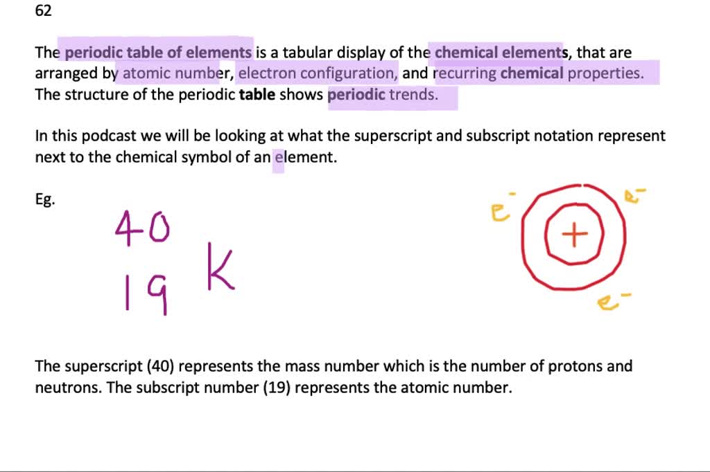  SOLVED What Do The Superscript And Subscript In The Notation 19 40
