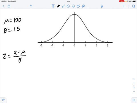 SOLVED:The distribution of IQ scores is a nonstandard normal ...