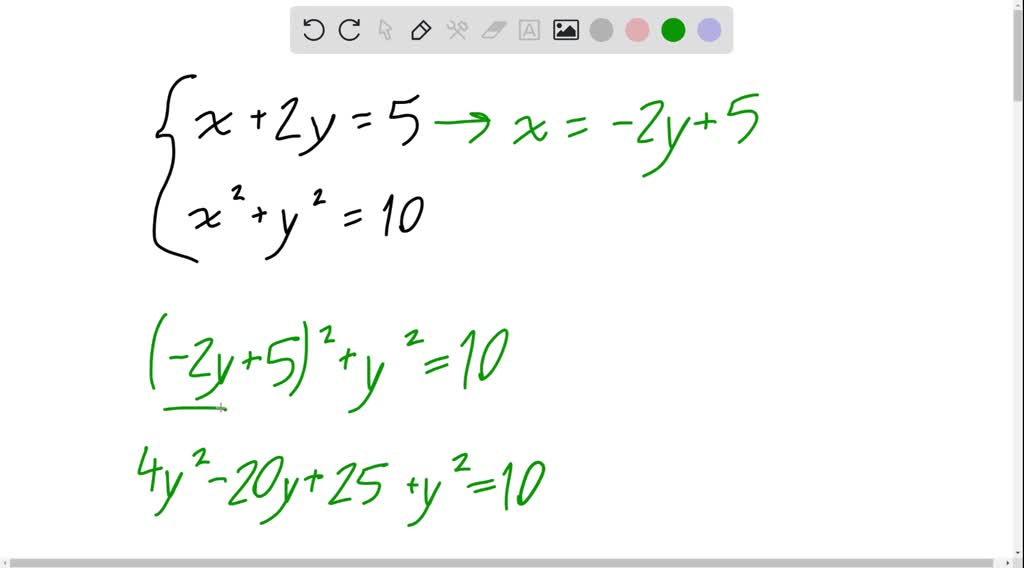 ⏩SOLVED:Solve each system using either substitution or the… | Numerade