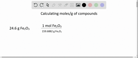 SOLVED:The formula for rust can be represented by Fe2 O3. How many ...