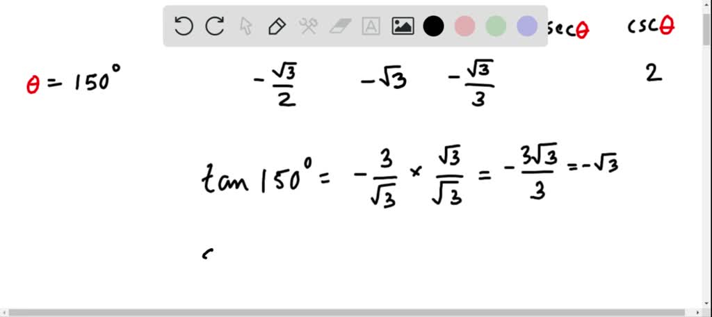 ⏩SOLVED:Complete the table with exact trigonometric function values.… | Numerade