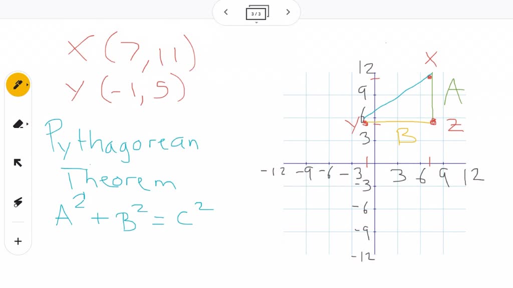 SOLVED Use The Number Line To Find Each Measure Use The Pythagorean 