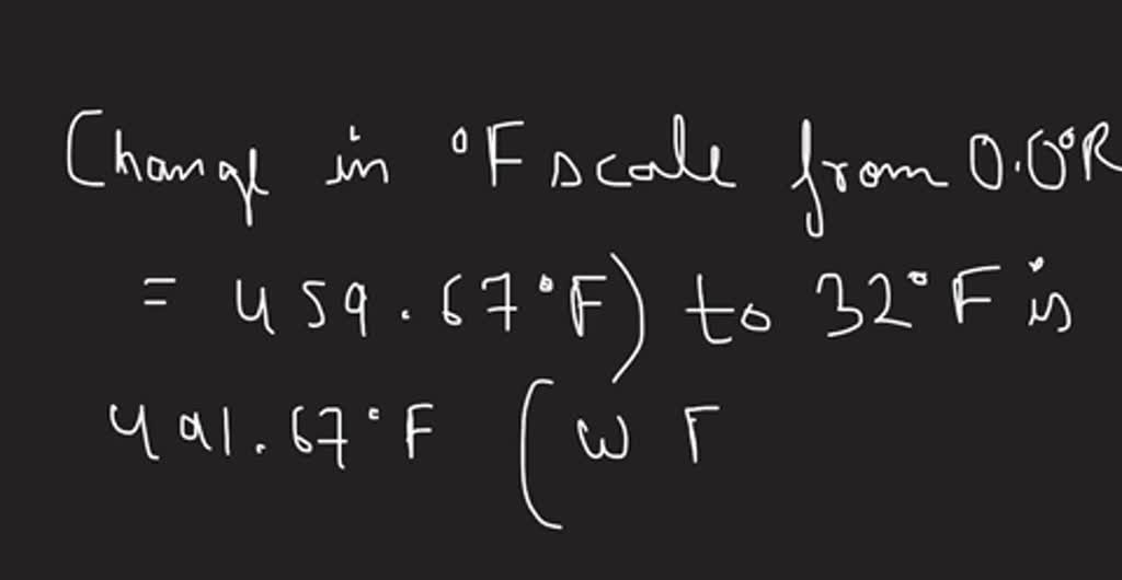 SOLVED:Another temperature scale is the Rankine scale. It represents an ... SOLVED:Another temperature scale is the Rankine scale. It represents an ...