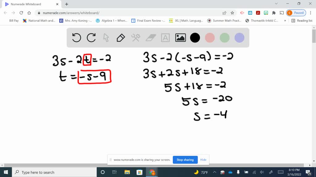 SOLVED:Identify as a linear equation or a system of linear equations ...