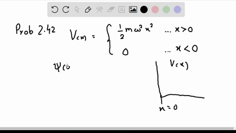 For the harmonic oscillator [V(x)=(1 / 2) k x^2], the allowed energies ...