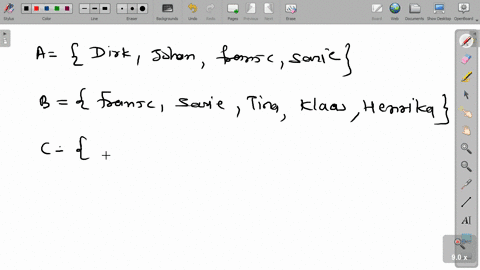 SOLVED:A ∩B and A ∪B