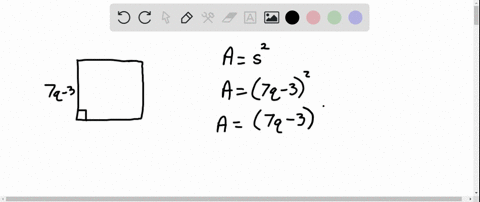 SOLVED:Find a polynomial expression that represents the area of the ...