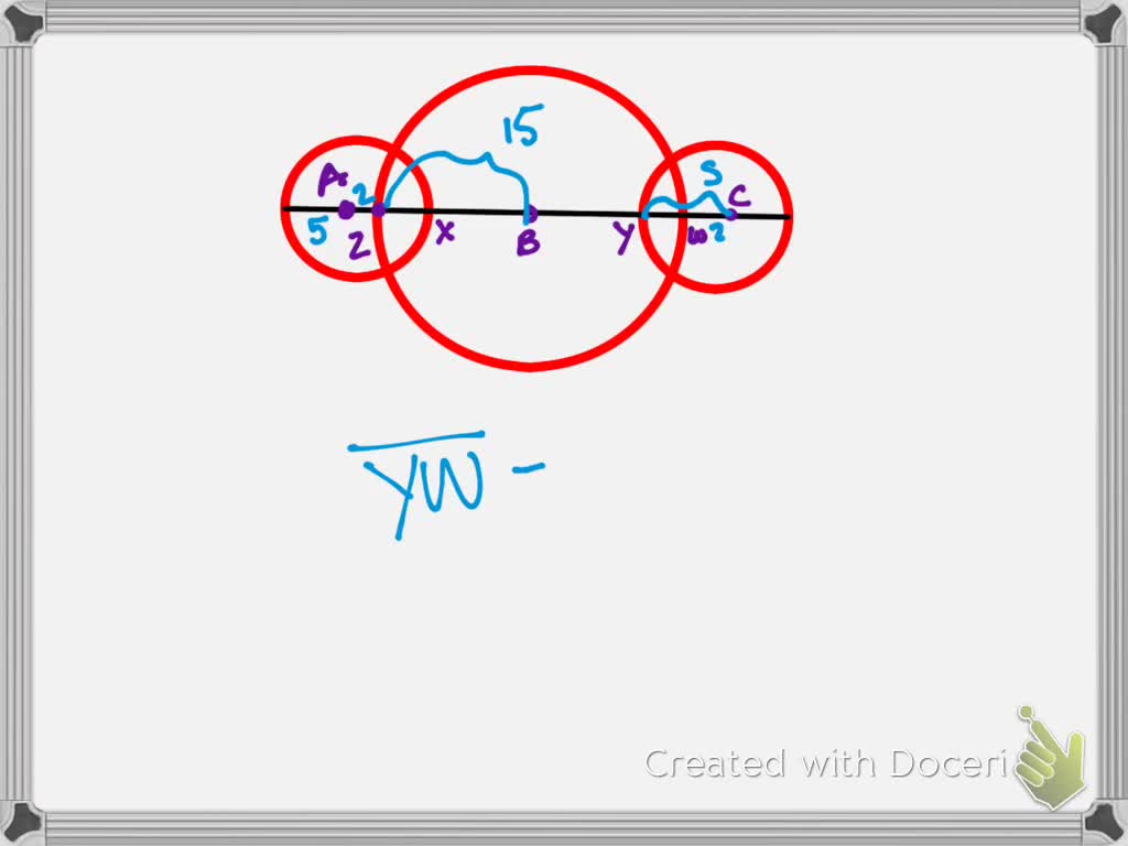 SOLVED:The diameters of ⊙A, ⊙B, and ⊙C are 10,30, and 10 units ...