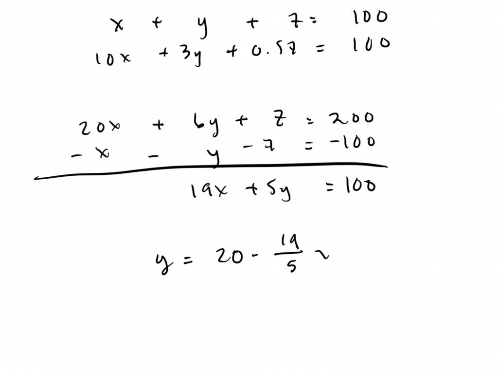 SOLVED:"A certain person buys sheep, goats, and hogs, to the number of ...