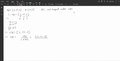 ⏩SOLVED:Given a curve C: r(t), find a tangent vector 𝐫^'(t), a unit… | Numerade