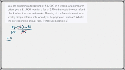 SOLVED:The simple interest on a 1,000 loan at 8 % per year amounted to ...