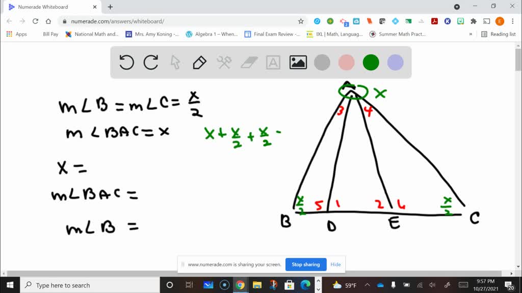 SOLVED:Given: \quad \triangle A B C with \mathrm{m} \angle B=\mathrm{m ...